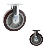 China 8 Inch FLat Tread PU Wheel 660LBS Dolly  Heavy Duty Casters for sale