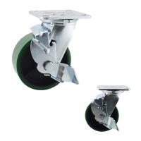 China 125mm Load Capacity 880LBS Heavy Duty Swivel Castors Wheels for sale