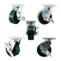 China 125mm Load Capacity 880LBS Heavy Duty Swivel Castors Wheels for sale