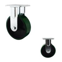 China 150x50mm Green  Iron Core Direction Plate Heavy Duty Casters for sale