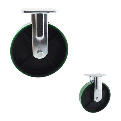 China 1188LBS 200mm Diameter High Capacity  Rigid Heavy Duty Casters for sale