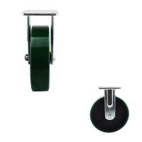 China 1188LBS 200mm Diameter High Capacity  Rigid Heavy Duty Casters for sale