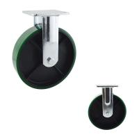 China 1188LBS 200mm Diameter High Capacity  Rigid Heavy Duty Casters for sale