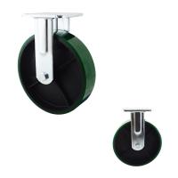 China 1188LBS 200mm Diameter High Capacity  Rigid Heavy Duty Casters for sale