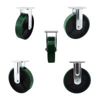 China 1188LBS 200mm Diameter High Capacity  Rigid Heavy Duty Casters for sale