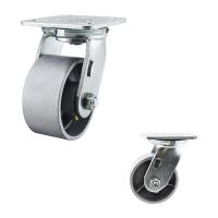 China Roller Bearing 4 Inch Swivel Cast Iron Wheels For Furniture for sale