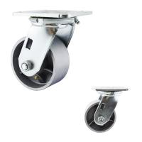 China Roller Bearing 4 Inch Swivel Cast Iron Wheels For Furniture for sale