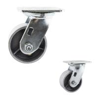 China Roller Bearing 4 Inch Swivel Cast Iron Wheels For Furniture for sale