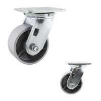 China Roller Bearing 4 Inch Swivel Cast Iron Wheels For Furniture for sale