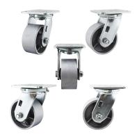 China Roller Bearing 4 Inch Swivel Cast Iron Wheels For Furniture for sale