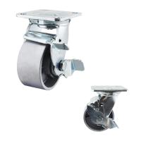 China 200kg High Load Bearing Cast Iron 4 Inch Dolly Wheels For Cabinets Furniture for sale