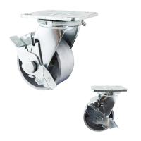 China 200kg High Load Bearing Cast Iron 4 Inch Dolly Wheels For Cabinets Furniture for sale