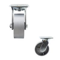 China Customizable Color 5 Inch 230kg Capacity Swivel Plate Heavy Duty Furniture Castors for sale