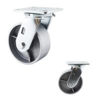 China Customizable Color 5 Inch 230kg Capacity Swivel Plate Heavy Duty Furniture Castors for sale
