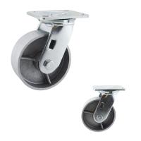 China Customizable Color 5 Inch 230kg Capacity Swivel Plate Heavy Duty Furniture Castors for sale