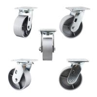 China Customizable Color 5 Inch 230kg Capacity Swivel Plate Heavy Duty Furniture Castors for sale