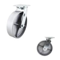 China Solid Core 8 Inch 660LBS Capacity Furniture Swivel Plate Caster Wheels for sale