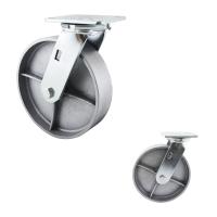 China Solid Core 8 Inch 660LBS Capacity Furniture Swivel Plate Caster Wheels for sale