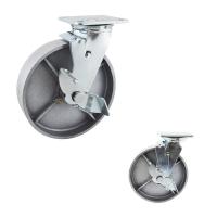 China 8x2 Inch Swivel Plate 660LBS Furniture Lockable Caster Wheels for sale
