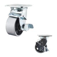 China 4 Inch 200kg Capacity Swivel Heavy Duty Furniture Castors With Roller Bearing for sale