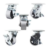 China 4 Inch 200kg Capacity Swivel Heavy Duty Furniture Castors With Roller Bearing for sale