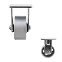 China 100x50mm 440LBS Capacity Cast Iron Hollow Core Rigid Furniture Casters Wheels for sale
