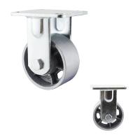 China 100x50mm 440LBS Capacity Cast Iron Hollow Core Rigid Furniture Casters Wheels for sale