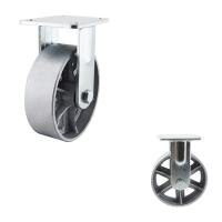China 6x2 Inch Silver Wheel 280kg Load Capacity Heavy Duty Rigid Casters for sale