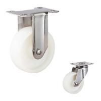 China 100x32mm Chemical Resistant Threaded Stem Swivel Caster for sale