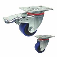 China TPR Swivel 2 Inch Furniture Casters Twin Ball Bearing High Loading Capacity for sale