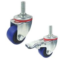 China TPR Swivel 2 Inch Furniture Casters Twin Ball Bearing High Loading Capacity for sale