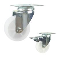 China 75mm Diameter PP Wheel Bolt Hole Rotating Head Light Duty Casters for sale