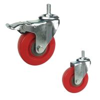 China 100mm Diameter 198LBS Capacity Swivel Medium Duty Casters With Covers for sale