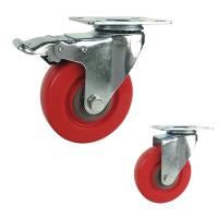 China 100mm Diameter 198LBS Capacity Swivel Medium Duty Casters With Covers for sale