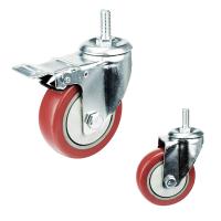 China 5 Inch Rigid Wheel Top Plate Pvc Anti Entanglement Medium Duty Casters Suppliers China for sale