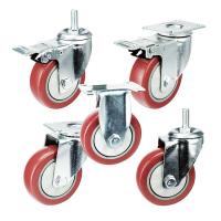 China 5 Inch Rigid Wheel Top Plate Pvc Anti Entanglement Medium Duty Casters Suppliers China for sale