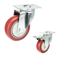 China 5 Inch Rigid Wheel Top Plate Pvc Anti Entanglement Medium Duty Casters Suppliers China for sale