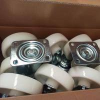 China OEM 8 Inch White Total Brake Nylon Swivel Wheel Castors Heavy Duty for sale