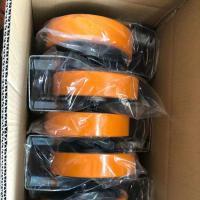China 200mm Rigid Plate  Aluminium Core PU Nylon Casters Heavy Duty for sale