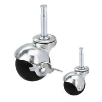 China 2 Inch Swivel Ball Casters With 8x38mm Long Stem For Chairs for sale