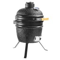 China Black Color 32cm 13 Inch Kamado Grill High Degree Fired Resistance for sale