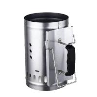 China Barbecue Charcoal Chimney Starter Kitchenware Heavy Duty Galvanised Steel for sale