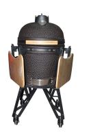 China Outdoor 20 Inch Kamado Grill Charcoal Matte Black Color 50cm Kitchenware for sale