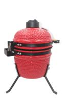 China Outdoor Charcoal 13 Inch Kamado Grill Red Color 32cm for sale