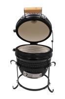 China 13 Inch 32cm Charcoal BBQ Ceramic Grill Outdoor Black for sale