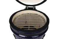 China Ceramic 13 Inch Kamado Grill Outdoor Charcoal Navy Color 32cm for sale