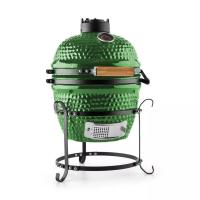 China 13 Inch 32cm Charcoal BBQ Ceramic Grill Outdoor Black for sale