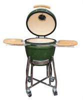 China 48cm 18 Inch Kamado Grill Kitchenware All In One Green Color for sale