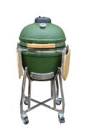 China 48cm 18 Inch Kamado Grill Kitchenware All In One Green Color for sale