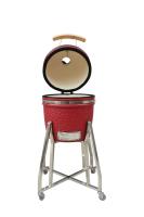 China 15 Inch Kamado BBQ Ceramic Grill 39cm With Cart And W/ｏ Side Tables for sale